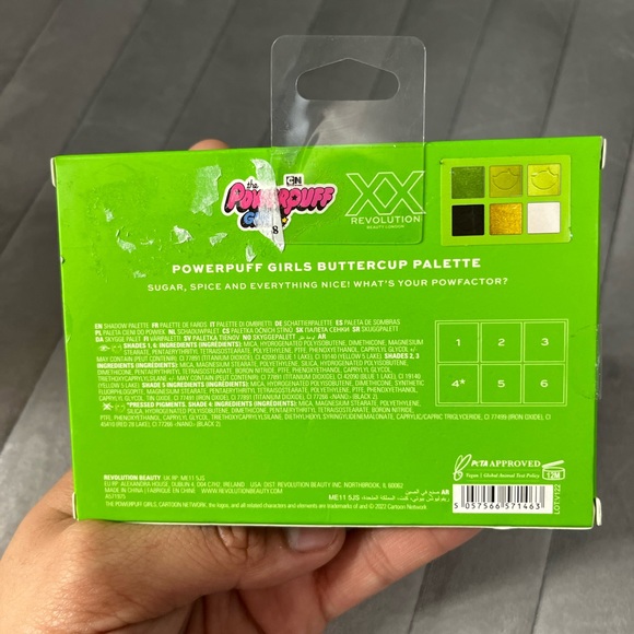 Revolution | Makeup | Powerpuff Girls Buttercup Small Eyeshadow Palette ...
